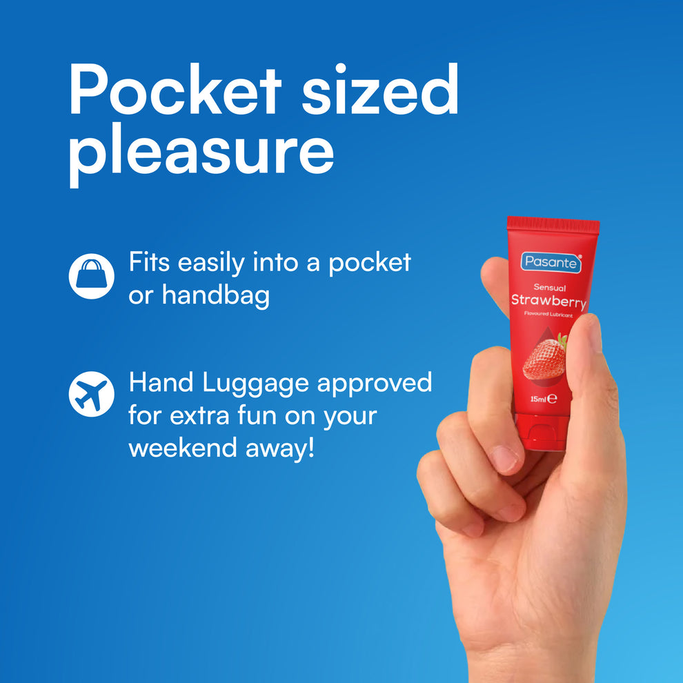 Pasante Mini Lubes Fun Pack - Mixed Flavours in 5 x 15ml Tubes ...