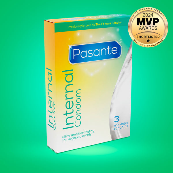 Pasante Non Latex Internal Condom 3 Pack